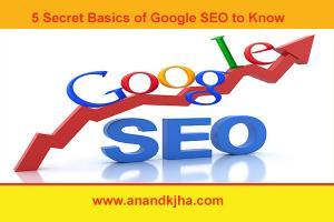 5 Secret Basics of Google SEO to Know
